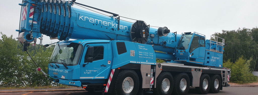 Mobilkran - KramerKran-Verlegesysteme